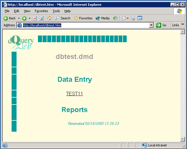 dBASE Web Application Configuration in IIS6